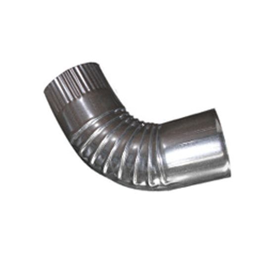 26 Gauge 2" Plain Round Galvanized Steel 75° Elbow