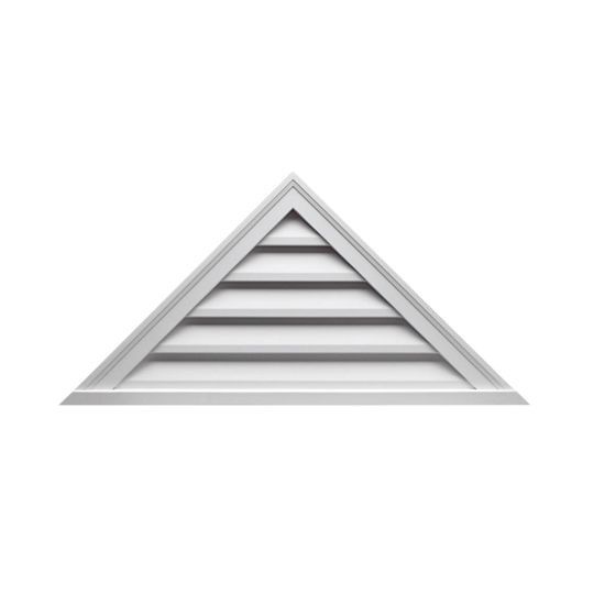 60" x 18" Decorative Triangle Louver