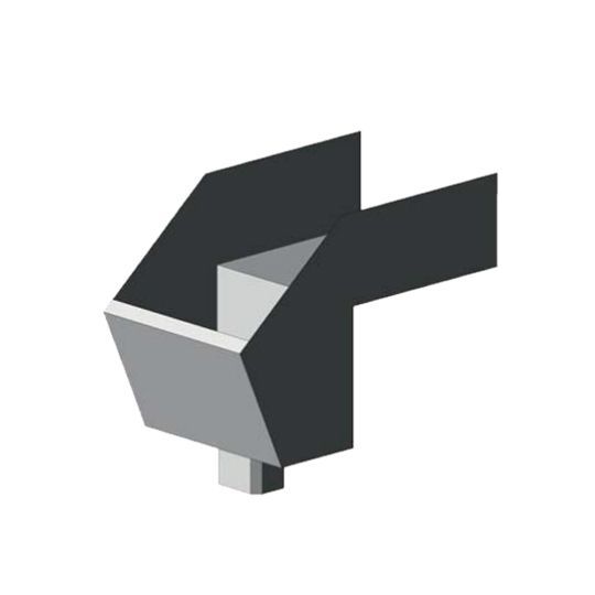 12" Galvanized Steel Scupper Box