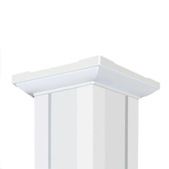 8" x 10' Panel Square Column with Standard Cap & Base