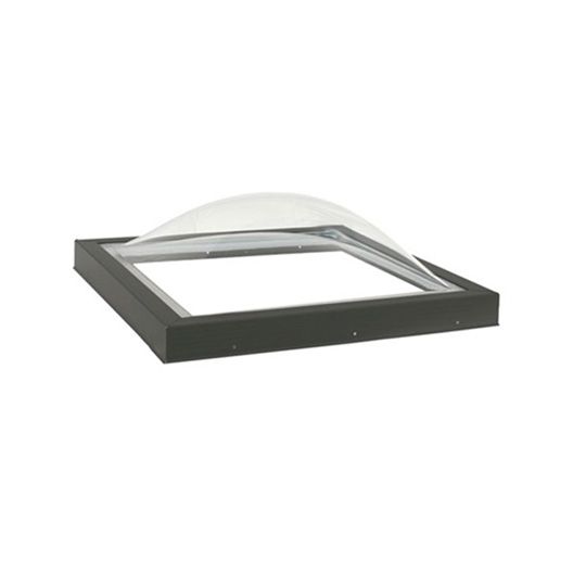 Commercial Fixed Curb-Mounted Skylight with Aluminum Cladding & Clear ...