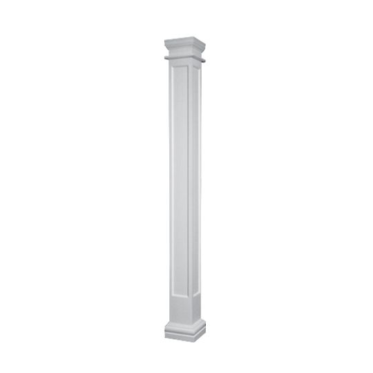 8" x 8' Square Recessed Panel PermaCast® Column