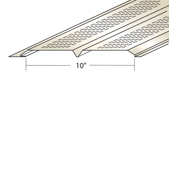 10" Lanced V-Panel Aluminum Soffit